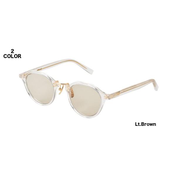 -PRODUCT DETAILS-フレーム上部が角張っているのが特徴的なエッジの効いたボストンタイプ。フロントはヴィンテージモデルとしても人気なメタルとセルのコンビネーション、テンプルはシンプルなアセテート。０カーブのミラーレンズを使用する...