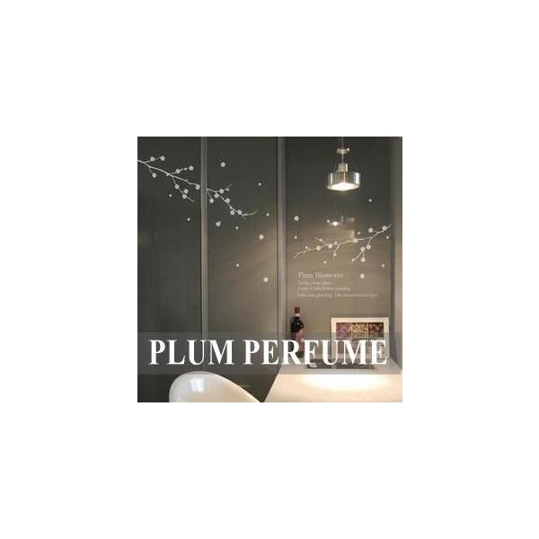 【春クーポン発行中】ウォールステッカー『PLUM PERFUME』ウォールステッカーインテリアシール(転写タイプ）wallsticke
