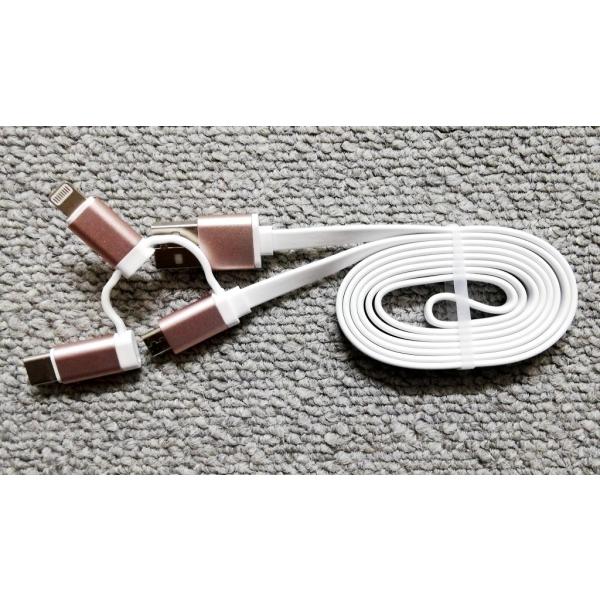 充電・データー通信ケーブル線長：100cmiOS13.1.2 で警告なし