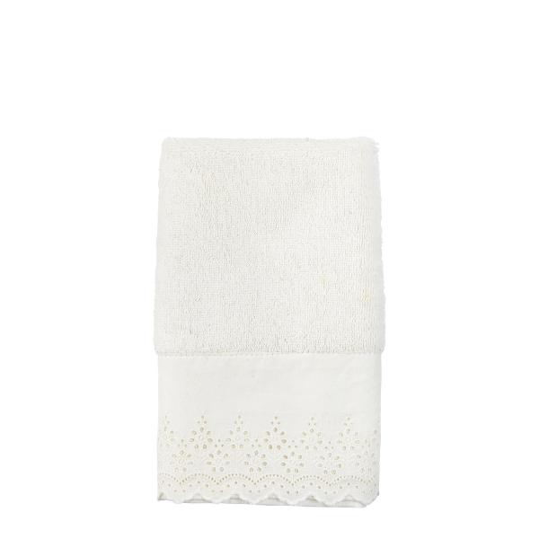 マチルドエム【Mathilde M】 タオル コットンレース ゲストタオル【サイズ】幅約30×長さ50cm 　※多少の誤差がある場合がございます。ご了承ください。【材質】コットン100％【デザイン】フランス【生産国】 中国　※入荷時期により...