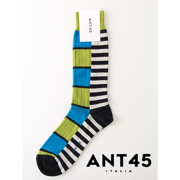 2021年デビューの新鋭ソックスブランド「ANT45/アント クワランタチンクエ」より、久々に楽しいソックスが入荷しました。マルチボーダー柄でやや薄手のカジュアルソックスです。履くたびに気分が高揚するソックスを是非お試しください。▼プレゼン...