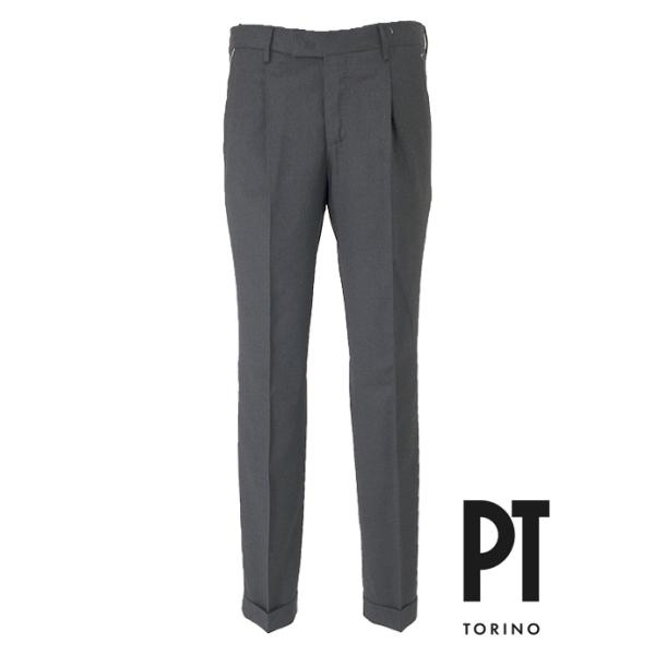 「PT TORINO/ピーティートリノ」より、ダークチャコールカラーのストレッチウールを使用した1プリーツスラックスが入荷しました。秋冬にしてはやや薄く上品なツヤ感のあるストレッチサキソニーウール素材のスラックスです。シルエットは1プリーツ...