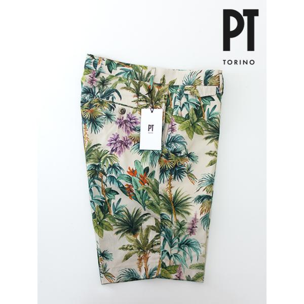 「PT TORINO/ピーティートリノ」より、シックなトロピカル柄のショートパンツが入荷しました。派手になりがちなトロピカル柄を上品にまとめた大人のショートパンツ。すっきりしたスリムシルエットで、素材には上質で柔らかいガーゼの様な質感のコッ...