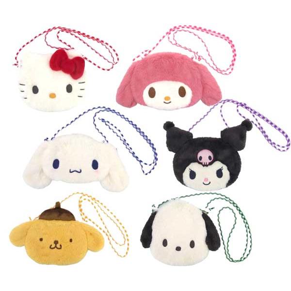 サンリオ♪ぬいぐるみサコッシュ☆ショルダータイプのぬいぐるみサコッシュ！旅行やちょっとしたお出かけにも大活躍！カラー/サイズ◎ハローキティ/約W195×H115×D2mm◎マイメロディ/約W250×H115×D2mm◎シナモロール/約W28...