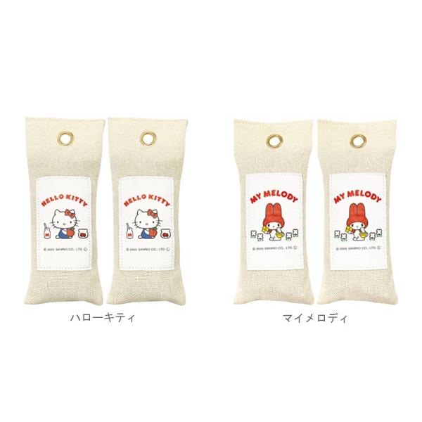 サンリオキャラクターズの竹炭ミニセット登場しました！竹炭にある無数の小さい穴がニオイ物質や水分を吸収し空気を清浄して排出します。玄関やシューズボックス、クローゼットなどお家の様々なシーンで使えます☆天日に干すだけで吸湿力が回復し、繰り返しご...