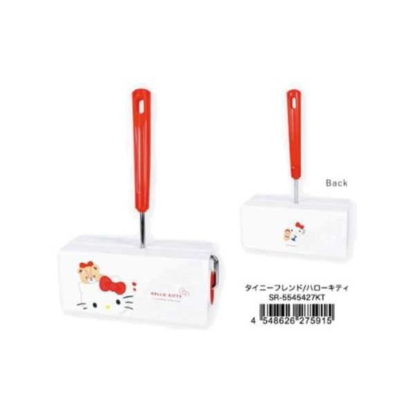 サンリオ ハローキティの可愛いキャラコロクリーナー☆※市販の替え芯の使用可能（横幅約160ｍｍ、紙管内径約38ｍｍ）カラー：タイニーフレンド/ハローキティサイズ：約H280×W180×D70mm素材：ABS樹脂・PP原産国：中国