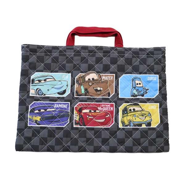 カーズのキルトレッスンバッグ♪サイズ約41cm×30cm☆クロネコゆうパケット対象品（ポスト投函にてお届けいたします）*厚さが3cmまでの商品*宅配便をご希望の場合には、宅配便送料に訂正させていただきます。*ラッピング希望の際は、宅配便送料...