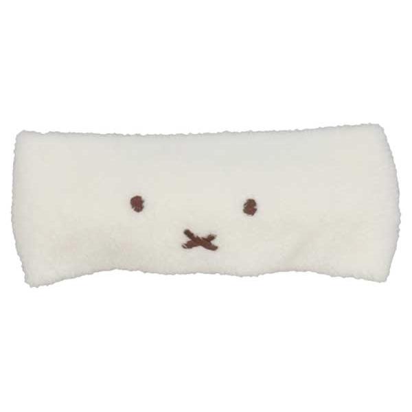 ミッフィーのヘアターバン登場♪おうちでのリラックスタイムに。メイクのときに。お風呂あがりに。持ち運びにも便利なメッシュのポーチ付き ポーチのタグもかわいい♪素材：ポリエステルポーチサイズ：W250×H130mmターバンサイズ：約W250×H...