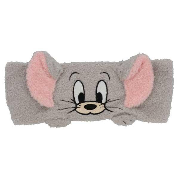 トムとジェリー・タフィーのヘアターバン登場♪おうちでのリラックスタイムに。メイクのときに。お風呂あがりに。持ち運びにも便利なメッシュのポーチ付き ポーチのタグもかわいい♪※トムになりきっちゃおう！素材：ポリエステルポーチサイズ：W250×H...