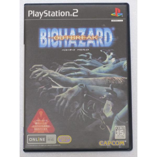 【商品概要】【商品説明】【商品詳細】ブランド：カプコン(CAPCOM)商品種別：ゲーム商品名：バイオハザード アウトブレイク製造元：カプコン商品番号：SLPM-65428発売日：2003年12月11日【当店からの連絡】