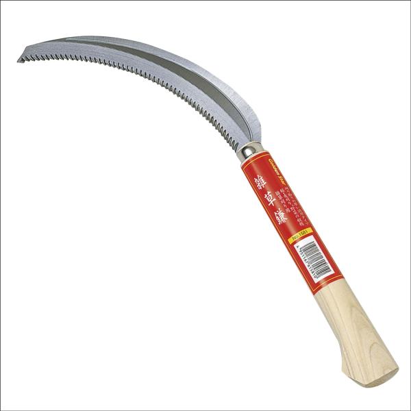 【商品概要】製造国:日本スタイル:雑草鎌サイズ:37.6 x 15.7 x 3.7 cm重量: 113 g色:イエロー【商品説明】説明粗い鋸目が頑固な雑草をしっかり刈り取ります。 力が逃げにくい尻付柄。【商品詳細】ブランド：キンボシ(Kin...