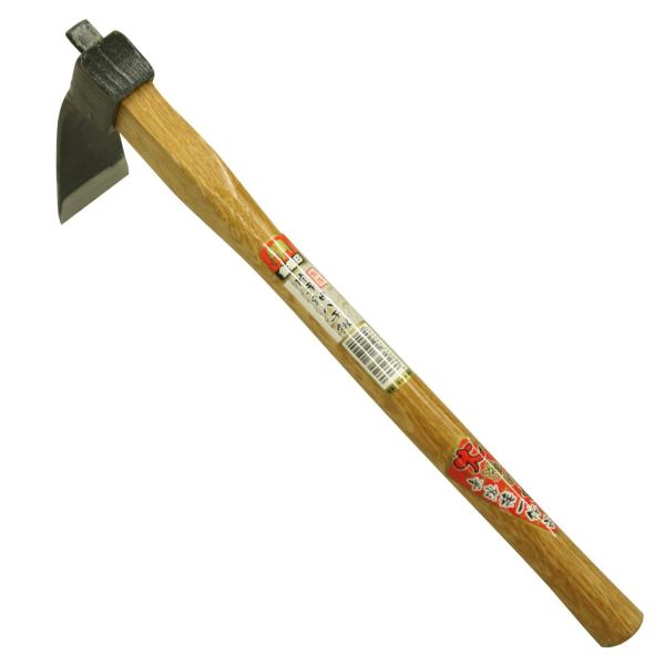 【商品概要】原産国:日本材質(:頭部)スチール(/柄部)天然木重量: 500g頭部幅: 75mm(3本爪側)/65mm(バチ側)頭部長さ: 110mm(3本爪側)/80mm(バチ側)柄部長さ: 360mm【商品説明】説明頭部はスチール製ワン...