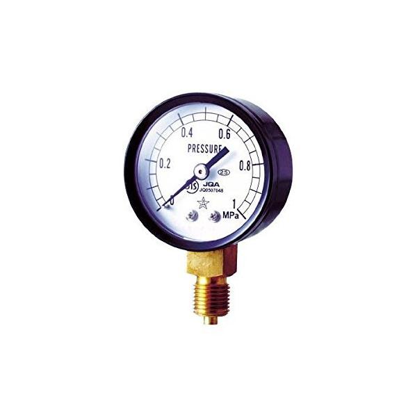 【商品概要】圧力レンジ(MPa):0.0~0.50最小目盛(MPa):0.020呼び称:AT1/4×50×0.50MPa精度:±2.5% FSケース形状:A大きさ:50mm接続部サイズ:G1/4B【商品説明】【商品詳細】ブランド：トラスコ中...