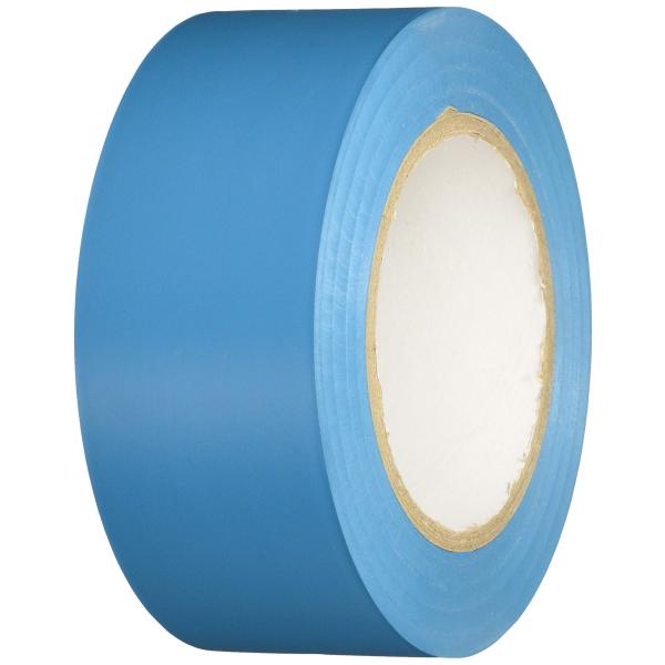 【商品概要】材質:PVC長さ:55m厚さ:0.15mm幅:50mmカラー:ライトブルー粘着剤:ゴム系接着剤ANSI Z535.1規格準拠耐久性と耐薬品性に優れています。床や壁、設備にマークするのにご使用下さい。1巻入り【商品説明】【商品詳細...