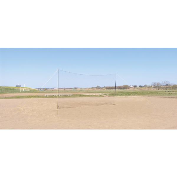 【商品概要】軟式ボール用組み立て式ペグ付きキャリーバック付きハンマー付き組立時サイズ:幅600cm×高さ300cm前面フレームサイズ:幅600cm×高さ300cm重さ:約5kg材料:フレーム/スチール、ネット/ポリエチレン【商品説明】【商品...
