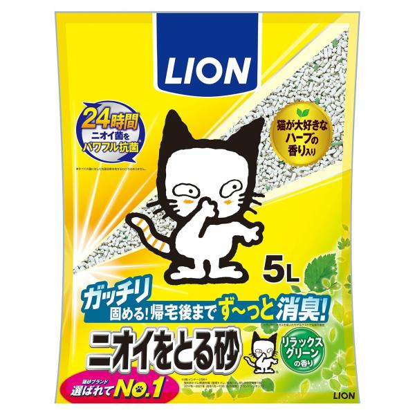 【商品概要】本体サイズ (幅X奥行X高さ) :30.0×5.0×38.0cm本体重量:3930.0g内容量:5000ml原産国:日本【商品説明】【商品詳細】ブランド：ニオイをとる砂商品種別：ペット用品商品名：ニオイをとる砂 ニオイをとる砂 ...