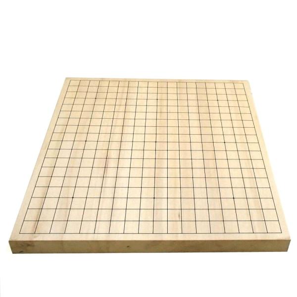 【商品概要】ヒバは草槙（くさまき）ともいい、本榧に次ぐ高級碁盤です。ヒバ10号接合碁盤竹。正規サイズの約42m×46cm　厚さ：10号（約27mm ）本かやの柾目がダイナミックで男性的な見栄えなら、ヒバの柾目はしなやかで女性的な見栄えです。...