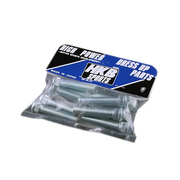 【商品概要】適合:ホンダ カラー:メッキ 材質:クロームモリブデン鋼/S45C 製造:日本製 HKB SPORTS(東栄産業) 付属:なし HKB SPORTS社のホイールスペーサー専用ハブボルトです。 スペーサー装着時に純正のハブボルトが...