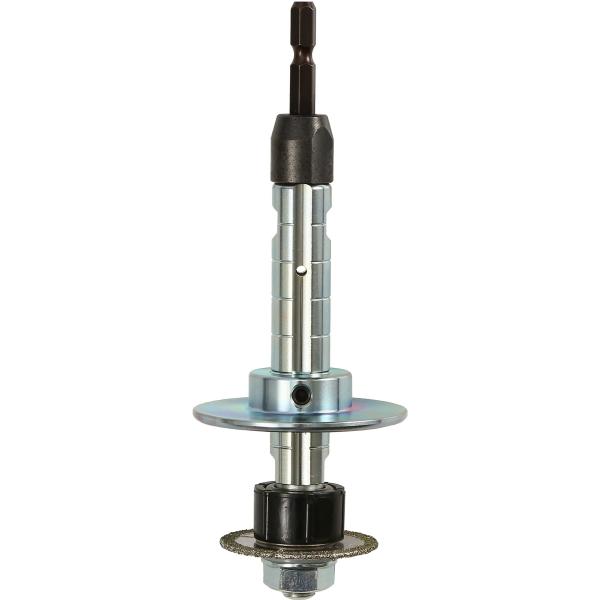 【商品概要】用途:立ち上げ塩ビパイプの内面からの切断作業塩ビパイプ切断適応能力:VU40~VU200、VP50~VP125切断可能肉厚:9ミリダイヤ外径:43ミリ使用電動工具:充電インパクトドライバー(12V以上)、100mmディスクドライ...