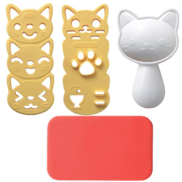 【商品概要】サイズ:(約) おにぎり型/全長11×幅7×高さ4.5cm 海苔カッター(1)/縦15×横6×厚さ0.8cm 海苔カッター(2)/縦15×横6×厚さ1.5cm カッターマット/縦9×横5.5×厚さ0.3cm重量:(約)おにぎり型...