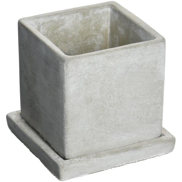 【商品概要】セメント製穴あき受皿付鉢:8×8×8cm皿:9×9×1.5cm【商品説明】【商品詳細】ブランド：田中陶器商品種別：DIY・工具・ガーデン商品名：田中陶器 プランター CEM15製造元：田中陶器商品番号：CEM15色：グレー商品タ...