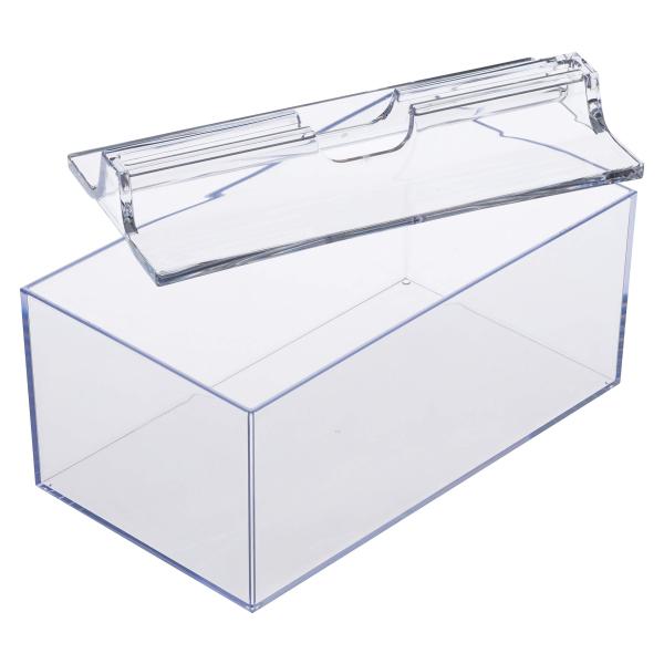 【商品概要】幅の広い束、再生紙や硬めの紙質のもの、厚みのある束や大容量束の中判用ペーパータオルに対応したケース中身が減っても取り出しやすい落としフタ式どの角度からでも残量が分かるクリアケースサイズ:長辺24.6×短辺13.6×高さ10.4c...