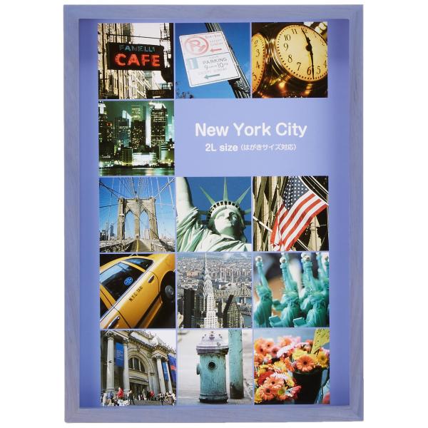 【商品概要】外寸:W135×H187×D21mm内寸:122×174mm付属品:ネクタイ形スタンド付(吊り下げ金具は付いておりません)ハガキサイズのマット付材質:ラバーウッド前面板:ガラス【商品説明】【商品詳細】ブランド：キング商品種別：ホ...