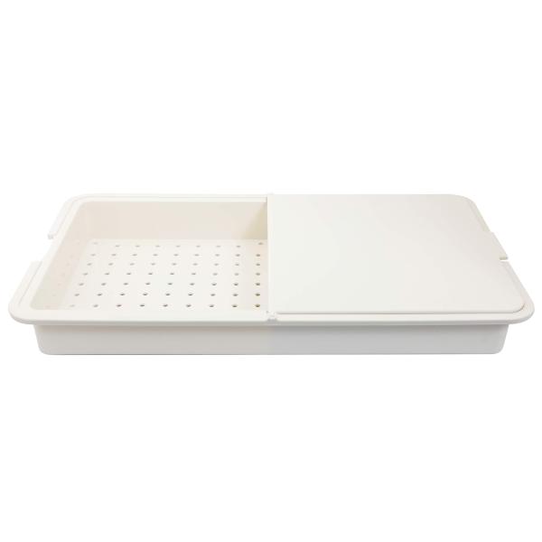 【商品概要】サイズ:縦35×横20×高さ4.3cm材質:トレー・まな板/ポリプロピレン、すべり止め/エラストマー原産国:日本※便利なトレー付きまな板※銀イオン抗菌【商品説明】【商品詳細】ブランド：富士商(Fujisho)商品種別：ホーム＆キ...