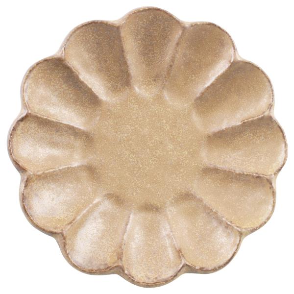 【商品概要】素材:磁器生産国:日本食洗機・電子レンジ:対応可【商品説明】【商品詳細】ブランド：うつわ魯庵商品種別：ホーム＆キッチン商品名：美濃焼 カネコ小兵 「 リンカ 」 プレート 取皿 茶 練輪花 直径約14cm 電子レンジ 食洗機対応...