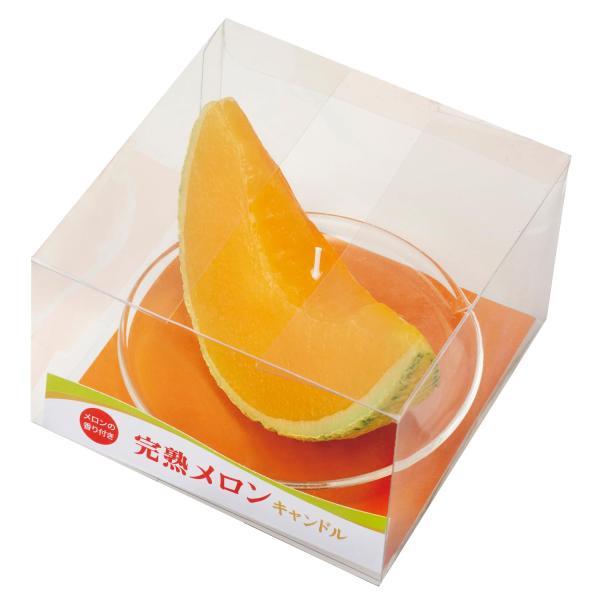 【商品概要】商品サイズ (幅×奥行×高さ) :10.8cm×10.8cm×6.9cm原産国:中国内容量:1個【商品説明】【商品詳細】ブランド：カメヤマ商品種別：ドラッグストア商品名：カメヤマ 完熟メロンキャンドル 香り付き 好物キャンドル ...