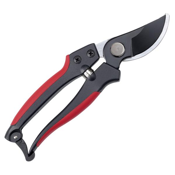 【商品概要】全長:20cm刃渡り:6cm最大切断:15mm材質:軽量アルミ合金ハンドル少しの力で楽々切断の薄刃仕様【商品説明】説明掴んだ枝を逃がさないエッジ付き。少しの力で楽々切断の薄刃仕様で、軽量アルミ合金ハンドル。【商品詳細】ブランド：...