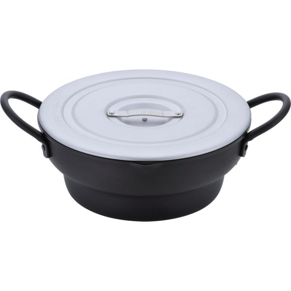 【商品概要】サイズ:約28.2×21.1×10cm本体・蓋:鉄(シリコン焼付塗装)、アミ:鉄(クロムメッキ)生産国:日本(燕三条)適正油量:約600g【商品説明】【商品詳細】ブランド：和平フレイズ(Wahei freiz)商品種別：ホーム＆...