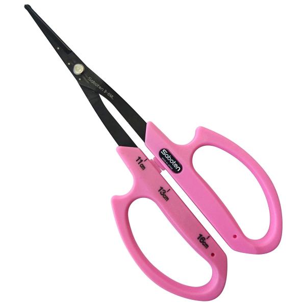 【商品概要】全長:185mmタイプ:首長型先端:先丸形状刃タイプ:そり刃仕様:目盛り付【商品説明】説明強力! 首長型 ぶどう鋏【用途】ぶどうの摘粒・房作り・収獲に【特徴】・切れ味パワーアップ・指が置ける形状で握りやすく疲れにくい・ソフト樹脂...