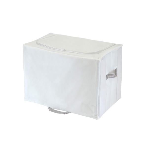 【商品概要】本体サイズ:約36×50×35cm素材・材質:ポリプロピレン、芯板:紙、原産国：ベトナムクローゼットの棚上にすっきり収納できる収納袋素材は通気性に富むためカビがつきにくく、保管用に便利です【商品説明】【商品詳細】ブランド：東和産...