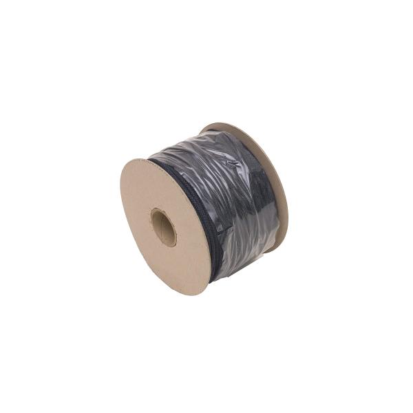 【商品概要】柔らかく、工作や手芸、インテリアなどに最適なロープ※屋外でのご利用はおすすめしておりません。【製品仕様】原産国：日本色：黒サイズ：太さ約3.5mm、150m巻材質：ナイロン【商品説明】＜使用上のご注意＞・火気のそば、高温になる場...