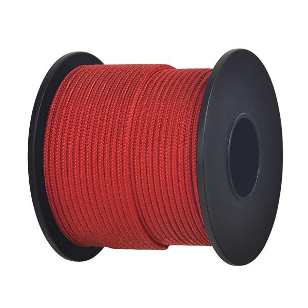 【商品概要】?【高品質の材質】直径: 2mm、長さ: 50m。本製品の内芯は100%ナイロン、外皮(表地)はポリエステルで作られており、表地に光沢があります。直径が2mmと細いので、しっかりと「詰まってる」感があり、ボビン巻なので収納に便利...