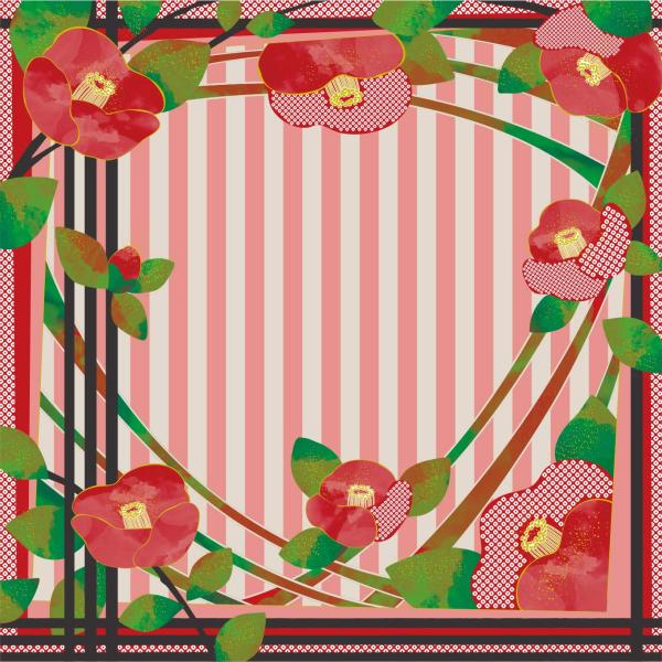 【商品概要】日本女性をイメージした「纏う」フロシキ。【商品説明】【商品詳細】ブランド：TAYU-TAFU(たゆたふ)商品種別：ホーム＆キッチン商品名：三陽商事 ディア・レディー ふろしき 二四巾 椿 つばき 07-051041 約97cm幅...