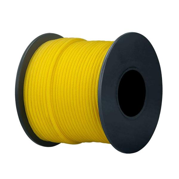 【商品概要】?【高品質の材質】直径: 2mm、長さ: 30m。本製品の内芯は100%ナイロン、外皮(表地)はポリエステルで作られており、表地に光沢があります。直径が2mmと細いので、しっかりと「詰まってる」感があり、ボビン巻なので収納に便利...