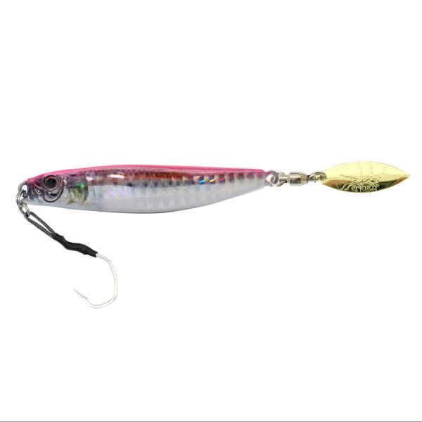 【商品概要】スプーンの要素を併せ持つメタルジグただ巻きでもしっかりウォブリング60/80ｇはブレード付きでアピール力が更にアップフロントアシストフック標準装備ですぐに使えるボート・カヤックや遊漁船でのスーパーライトジギングにも対応部門名:ユ...