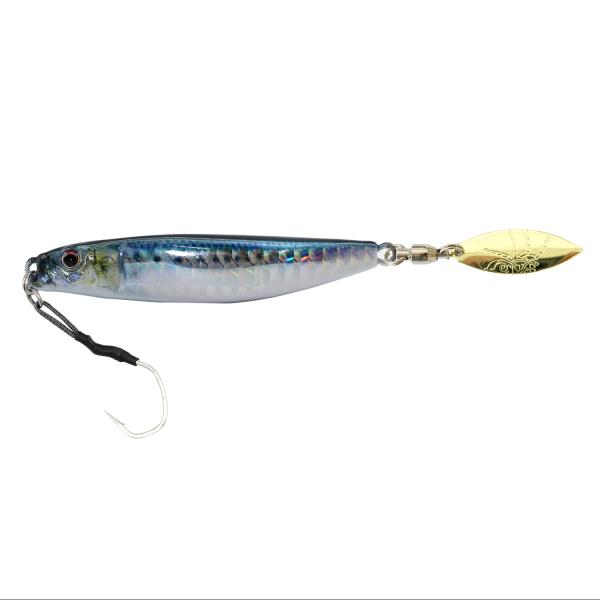 【商品概要】スプーンの要素を併せ持つメタルジグただ巻きでもしっかりウォブリング６０／８０ｇはブレード付きでアピール力が更にアップフロントアシストフック標準装備ですぐに使えるボート・カヤックや遊漁船でのスーパーライトジギングにも対応【商品説明...