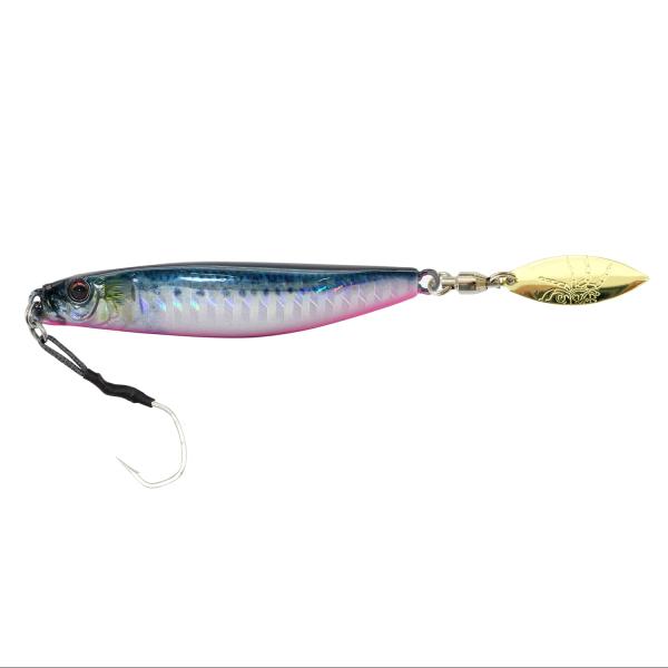 【商品概要】スプーンの要素を併せ持つメタルジグただ巻きでもしっかりウォブリング６０／８０ｇはブレード付きでアピール力が更にアップフロントアシストフック標準装備ですぐに使えるボート・カヤックや遊漁船でのスーパーライトジギングにも対応【商品説明...