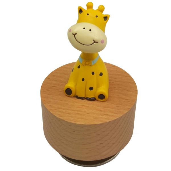 【商品概要】【商品説明】かわいいキリンの飾り付き回転オルゴールです、曲:It's a small world.【商品詳細】ブランド：falado商品種別：オルゴール商品名：ミニ木製アニマル回転オルゴール かわいいキリンのオーナメント (トゥ...