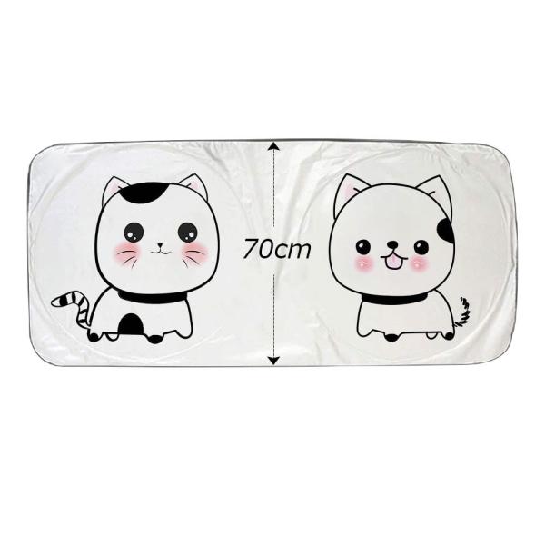 【商品概要】サイズ:150cm*70cm 重量:約148g カラー:ブラック/シルバー 材質:ポリエステル 収納袋付フロントガラスからの太陽光が入るのを防ぎ、夏の猛暑時の車内やハンドル等の温度上昇を抑えられます。高品質の反射生地を使用して軽...