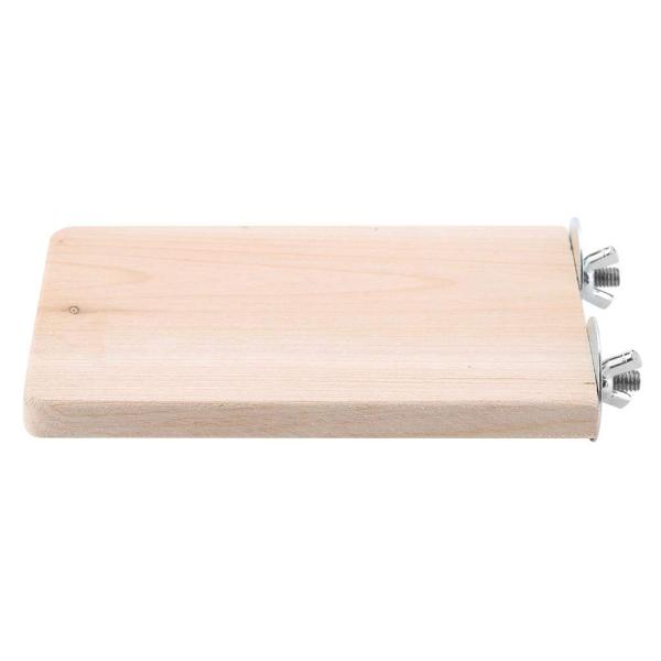 【商品概要】【天然木】ハムスターのスプリングボードは、高品質の天然木を使用し、環境にやさしく、耐久性があり、安全で無毒です。木の味と繊細な外観は、小さなペットをより魅力的にさせます。【取り付け簡単】商品サイズ：14×8.5×1.4cm/5....