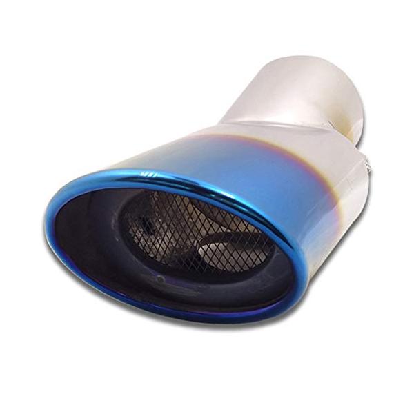 【商品概要】サイズ：長さ約15.5cm、口径約7.6cm　素材：ステンレス簡単取付で下向き出口をオーバル出口へチェンジ！【商品説明】【商品詳細】ブランド：Takelablaze商品種別：車＆バイク商品名：Takelablaze マフラーカッ...