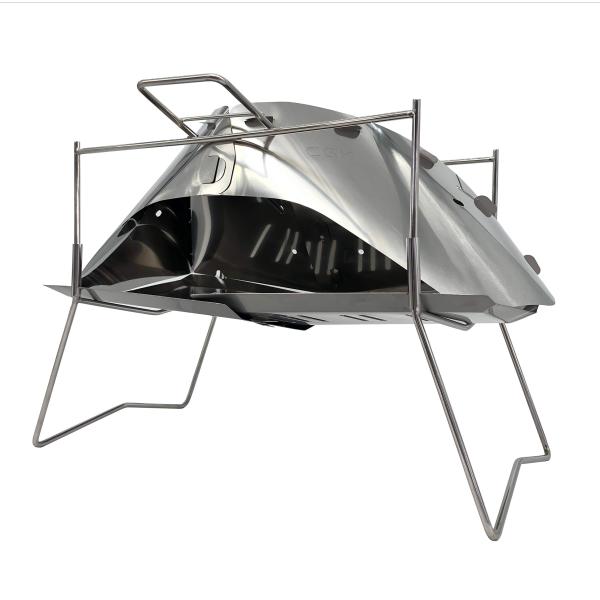 【商品概要】◎【ミニマルデザイン】tokyo campの焚き火台を使用しフタをすることでオーブンとして利用。Tokyo campさんから宿をお借りして最低限のパーツのみで完成します。(※tokyo camp焚き火台は本製品には付随していませ...