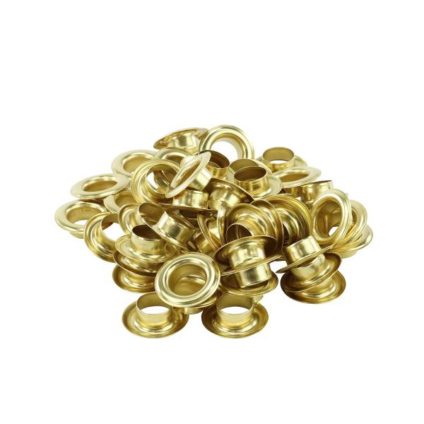 【商品概要】ハトメ穴径:約15mm、最大取付厚:約4.0mm下穴サイズ:15〜16mm対応本体:NO.1100/NO.1400入数:50組相当入ハトメ玉材質:真鍮【商品説明】【商品詳細】ブランド：SK11(エスケー11)商品種別：DIY・工...