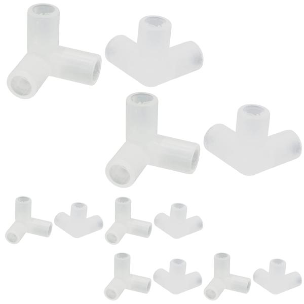 【商品概要】穴径5mmのコーナー用ジョイントですいろいろな立体構造物が作れます●製品内容 ジョイント コーナー ×12点●保証期間 お届け日より1ヶ月【商品説明】いろいろな構造物が作れます<br />プラスチック製ジョイントです...