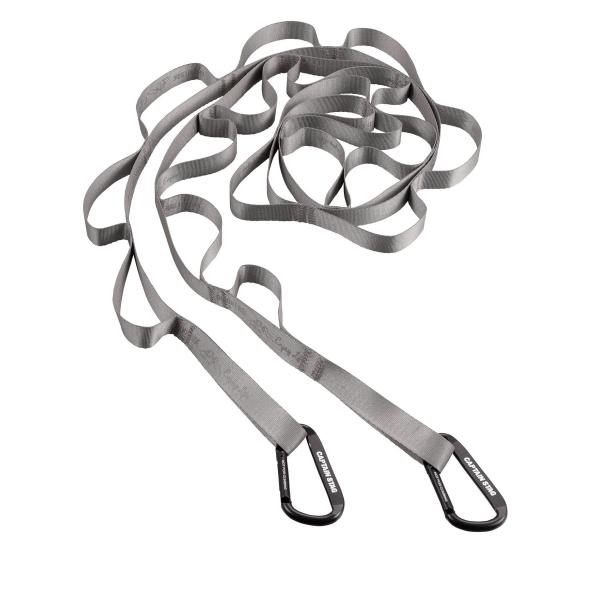 【商品概要】製品サイズ:(約)全長210cm(カラビナ含む)製品重量:(約)90g耐荷重:1ループ2kg以内、総計5kg以内材質:ベルト部/ポリエステル、カラビナ/アルミニウム合金原産国:中国部門名: ユニセックス大人【商品説明】説明キャプ...