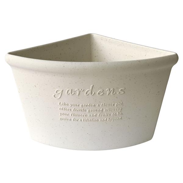 【商品概要】サイズ：W36×D26.5×H21.8cm重量：791g容量：7.5L素材:ポリプロピレン(古紙混合)原産国:日本【商品説明】説明ベランダ、玄関周りなどのコーナー、段差などの省スペースを有効活用。暗くなりがちなデットスペースのコ...